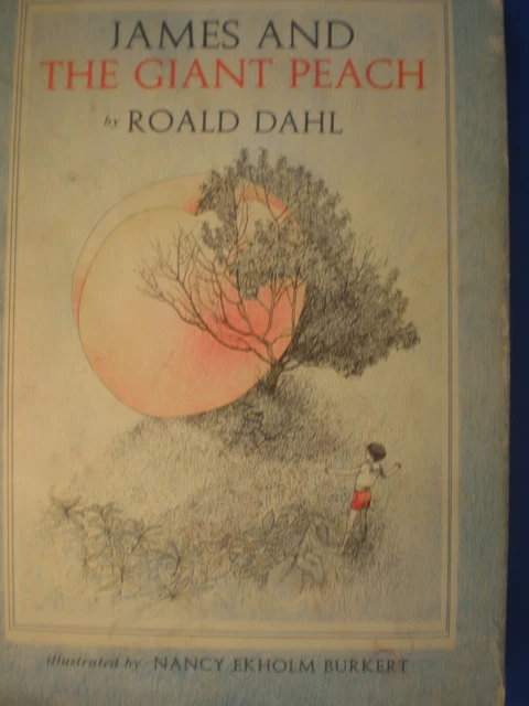 VINTAGE JAMES AND THE GIANT PEACH Roald Dahl ill. Nancy Ekholm Burket ...