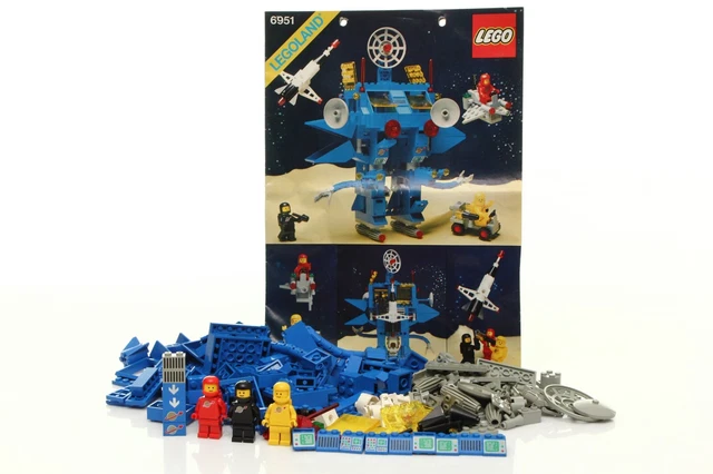 LEGO SPACE CLASSIC Set 6951 Robot Command Center 100% complete + instr ...