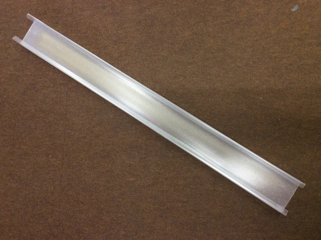 5' FLUORESCENT DOUBLE Striplight Prismatic Diffuser Cover, Fitzgerald ...