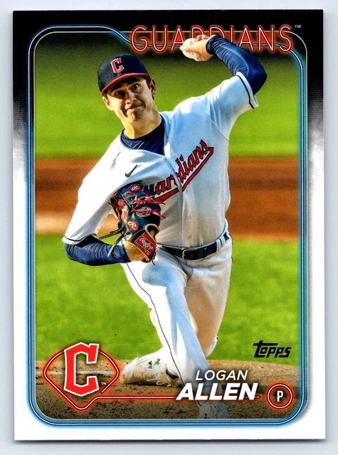 CARTE BASEBALL 2024 Topps Series 1 Logan Allen #339 Cleveland Guardians EUR 1,63 - PicClick FR