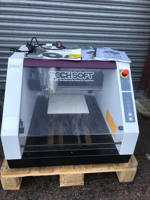 ROLAND TECHSOFT TS-30 CNC Milling Machine 240v with Software USB £1,350 ...