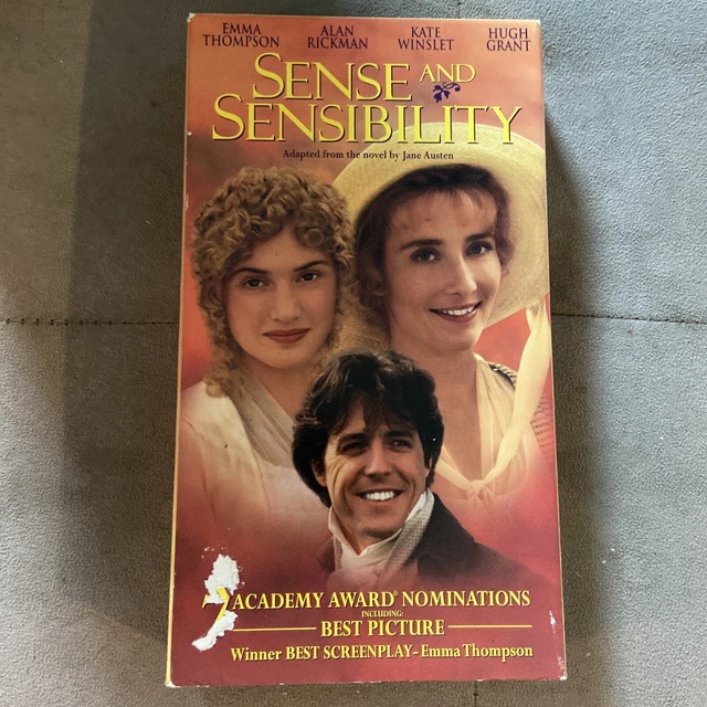 SENSE AND SENSIBILITY VHS Movie Vintage 1996 £5.10 - PicClick UK