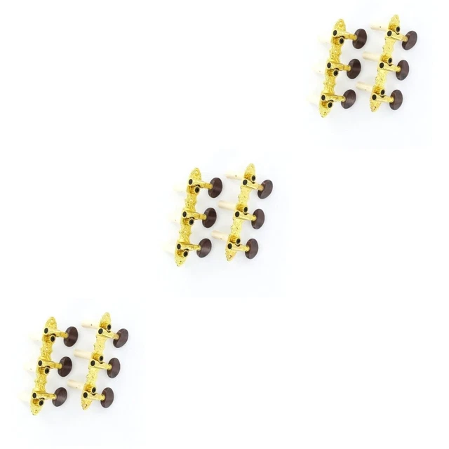 6 PCS CLASSIQUE Guitare Tuning PEGS TETECHE TUNER (GOLDEN + CHOCOLAT ...