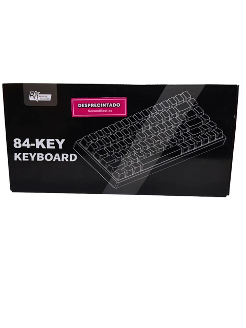 ROYAL KLUDGE RK84 84-Key Keyboard Teclado Inalámbrico Negro Nuevo ...