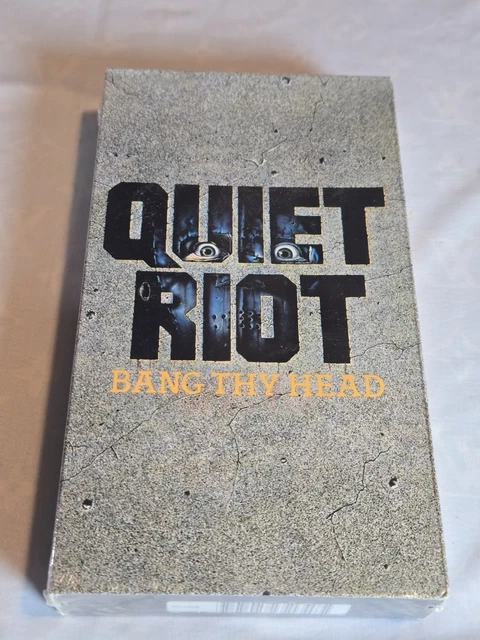 QUIET RIOT BANG Thy Head ROCK METAL VHS VIDEO 1986 SEALED RARE CBS FOX ...