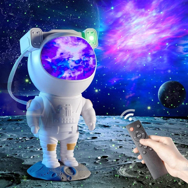 ASTRONAUT LED STARRY Galaxy Projector Night Light Lamp Nebula Moon Star ...