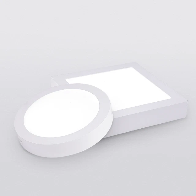 LED PANEL LIGHT Surface Mounted Ceiling Light Ultra Slim Round Square ...