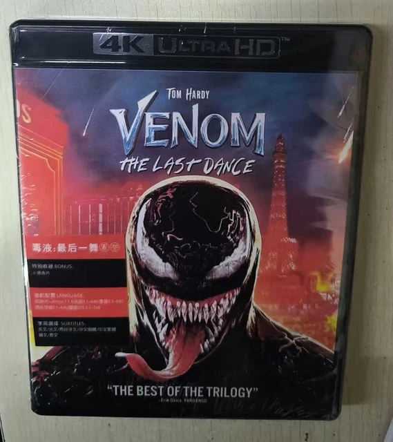 VENOM: THE LAST Dance: 2024 4K UHD 1 Disc All RegionPlay Seal Box $38.49 - PicClick AU
