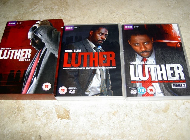 LUTHER SEASON SERIES 1-2 DVD Télévision Detective Crime Police Thriller ...