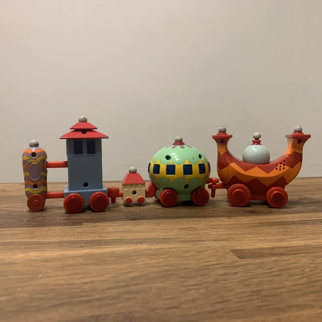 CBEEBIES IN THE Night Garden Small 10” Push Along Ninky Nonk Train With ...