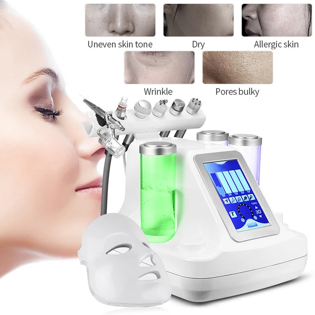 7IN1 HYDRO BIO RF Dermabrasion Aqua Peel Machine Schönheit Hautpflege ...