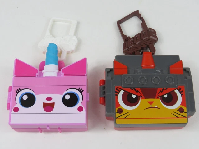 MCDONALD'S HAPPY MEAL LEGO Movie Unikitty & Ultrakatty 2019 Warner Bros ...