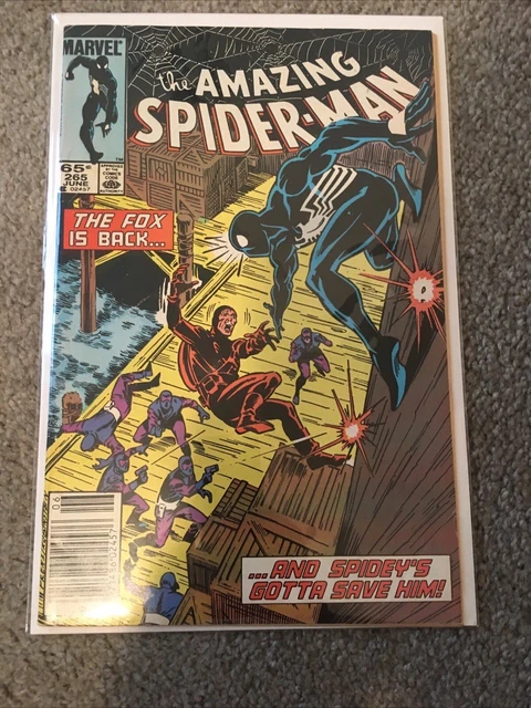MARVEL COMICS THE Amazing Spider-Man #265 1ère apparition sable argent 1985 VF EUR 24,34 ...