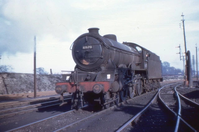 35MM RAILWAY SLIDE: COLOUR-RAIL: BRE 287: CLASS B17: 61670 CITY OF ...