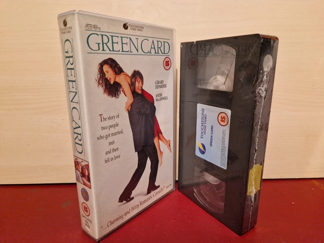 GREEN CARD - Gerard Depardieu - PAL VHS Video Tape - NEW SEALED (A288 ...