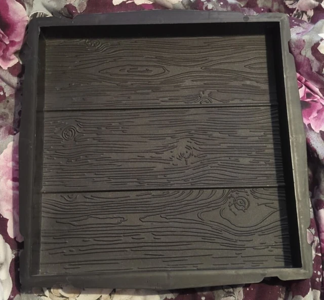 GARDEN PAVING SLAB Mold Wood Grain Effect £20.00 - PicClick UK