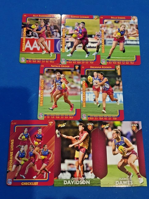 2025 AFLW TEAMCOACH Common Team Set & Checklist + Select Cards ...