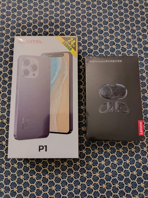 NOUVEAU OUKITEL P1 24Go/256Go Noir écran Amoled 120Hz + 1 Lenovo XT80 EUR 159,99 - PicClick FR