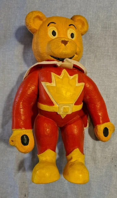 VINTAGE BENDY TOY Superted Super Ted Figure In Foam Rubber- Collectable ...