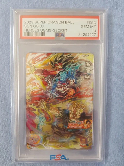 SUPER DRAGON BALL PSA 10 Son Goku UGM9 Dragon Ball Heroes EUR 1,50 - PicClick IT