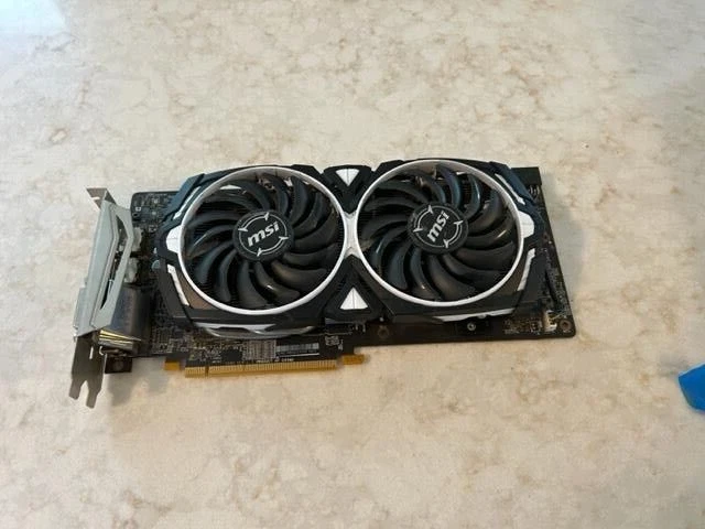 CARTE GRAPHIQUE MSI Radeon Armor RX 580 4 Go GDDR5 (RX 580 ARMOR 4G OC ...