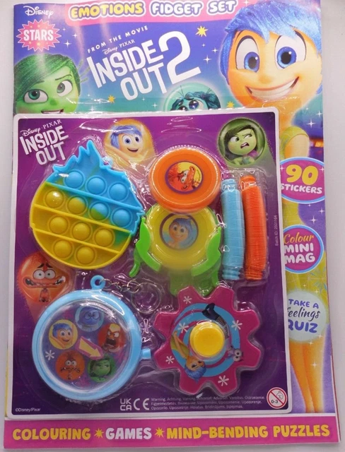DISNEY STARS MAGAZINE #134 2025 Inside Out 2 Story, doodle, stickers ...