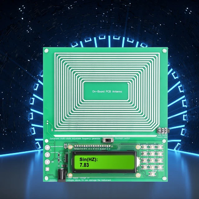 SCHUMANN RESONANCE DEVICE 0.001hz-200khz Range Oscillator Ultra-low ...