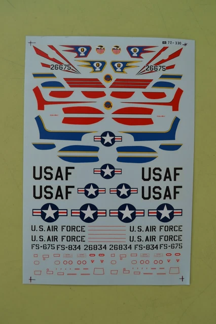 MICROSCALE DECALS 1/72 F-84F Thunderstreaks RARE!!!! EUR 9,90 - PicClick FR