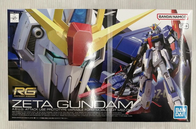 BANDAI REAL GRADE 1/144 Scale Zeta Gundam Rg £120.01 - PicClick UK