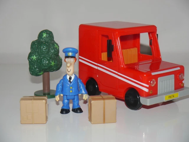 POSTMAN PAT TOYS SDS Special Delivery Van Pat 4 (RARE) Pat Parcels Tree ...