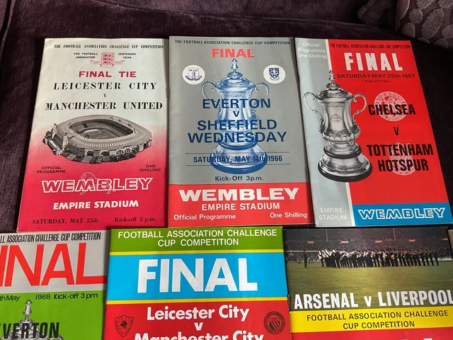 SEVEN FA CUP Final Programmes 1963 - 1972 £22.56 - PicClick UK