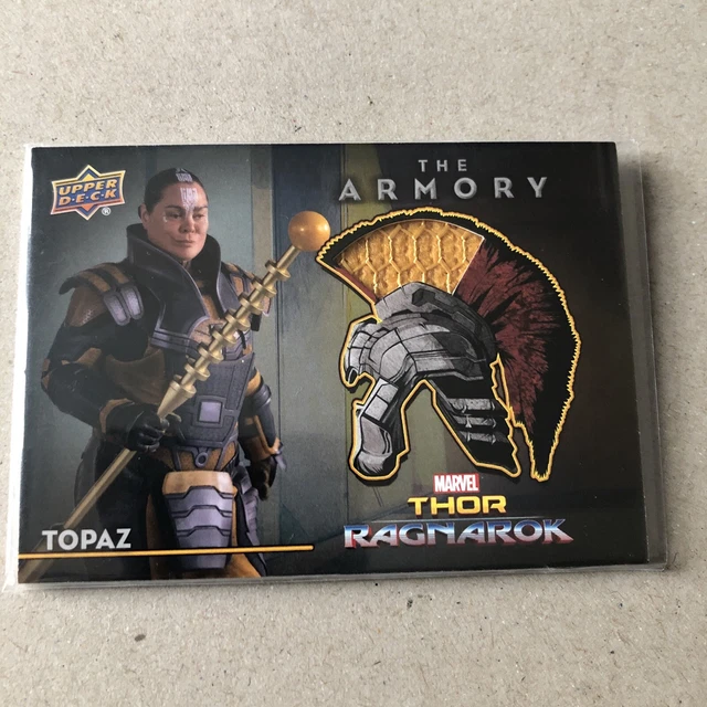 THOR RAGNAROK THE Armory Wardrobe Costume Relic Card AS-13 Topaz EUR 17 ...