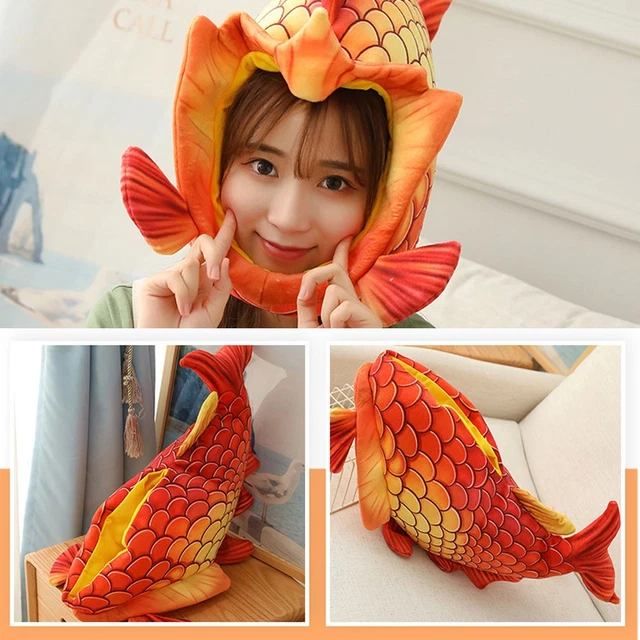 FUNNY HALLOWEEN HAT Fish-Shaped Headpiece Stage Costume Photo ...