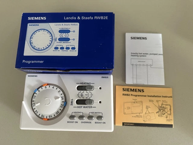 SIEMENS LANDIS & Staefa RWB2E Central Heating Programmer £45.00 ...