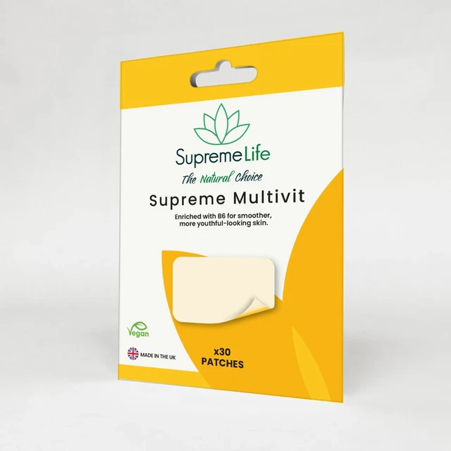 MULTIVITAMIN PATCHES (X30) Vitamin Supplement - Boost Energy & Wellness ...