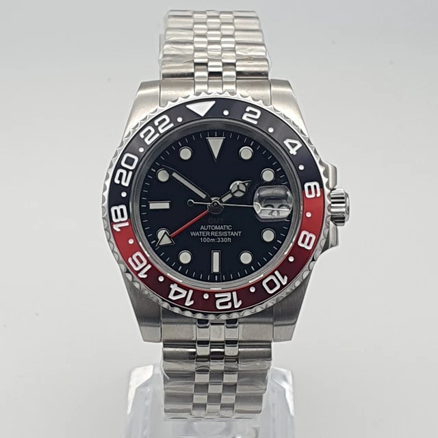 OROLOGIO SEIKO NH34 Movimento Automatico Mod Lunetta Coca-Cola GMT ...