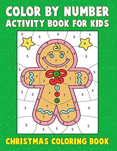 COLOR BY NUMBER Activity Book For Kids Christmas Coloring Book 2 $12.04 ...