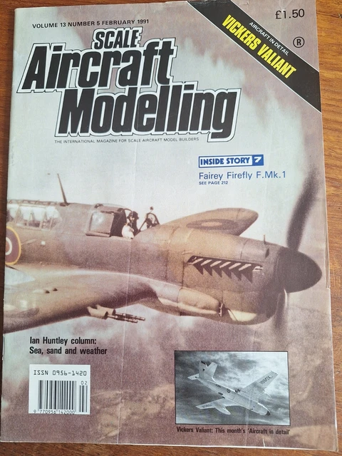 SCALE AIRCRAFT MODELLING Magazine Volume 13 No. 5 Feb 1991 £5.00 ...