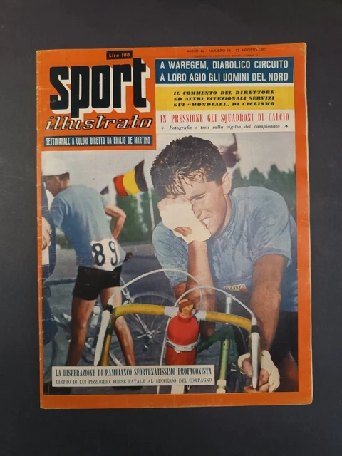 RIVISTA SPORT ILLUSTRATO n.34 (1957) Pambianco sfortunato EUR 5,00 ...