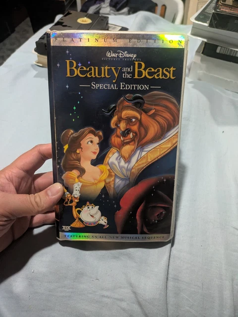 WALT DISNEY SPECIAL Platinum Edition Beauty And The Beast VHS Cassette ...