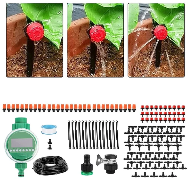 COMPREHENSIVE WATER MANAGEMENT System Drip Irrigation Kit with Timer ...