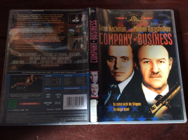 COMPANY BUSINESS [DVD] Gene Hackman Mikhail Baryshnikov Kurtwood Smith ...