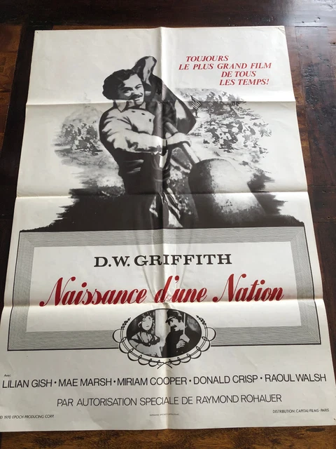 ANCIENNE AFFICHE DE cinéma - Naissance d'une nation - 60x80 EUR 3,90 - PicClick FR