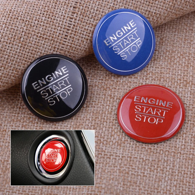 ENGINE START STOP Ignition Switch Push Button Cover fit for Toyota CHR ...