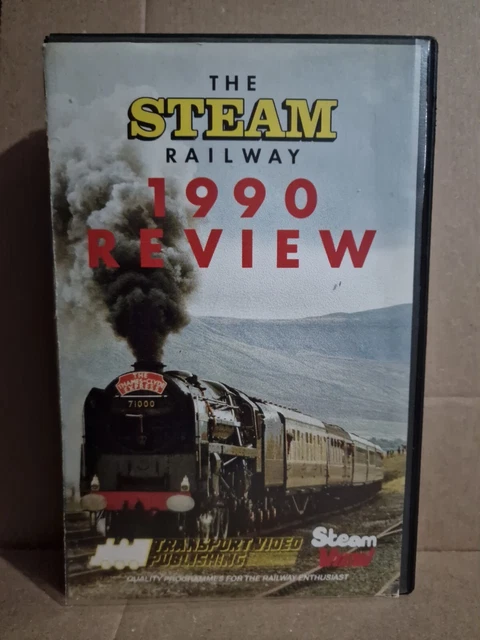 THE STEAM RAILWAY 1990 Review VHS Video Tape £5.99 - PicClick UK