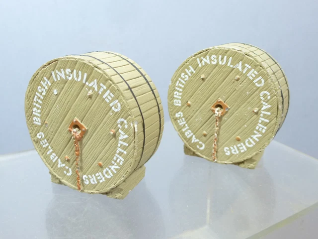 BRITAINS / CORGI 2 X British Insulated Calendar Cables Drums £19.95 ...