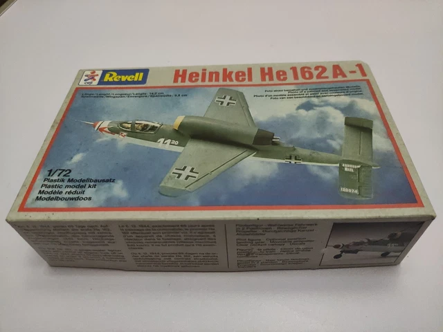REVELL HEINKEL HE162A-1 1/72 Model Kit 'Vintage' 'Rare' 'Discontinued ...