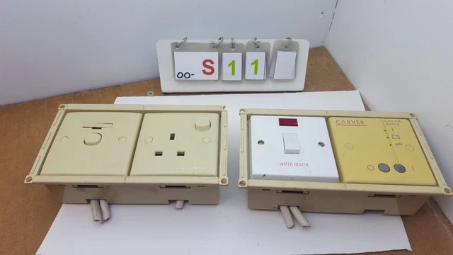 CARAVAN 240V WALL SOCKET + WATER SWITCHES ETC Mobile/ Touring Motorhome ...