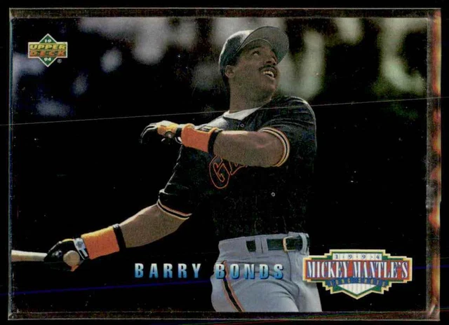 1994 UPPER DECK Mantle's Long Shots Barry Bonds #MM3 EUR 5,60 - PicClick FR