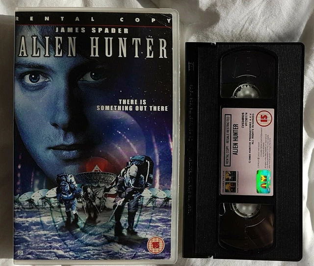 ALIEN HUNTER (VHS)BIG BOX - James Spader + Roy Dotrice + John Lynch ...